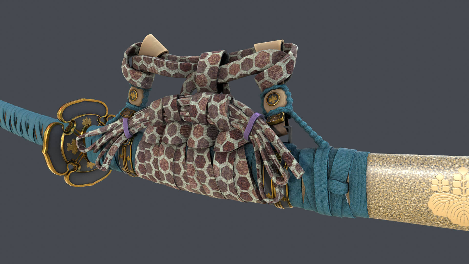 Katana ( Game Ready ) - 3D Model by HUNTR3D