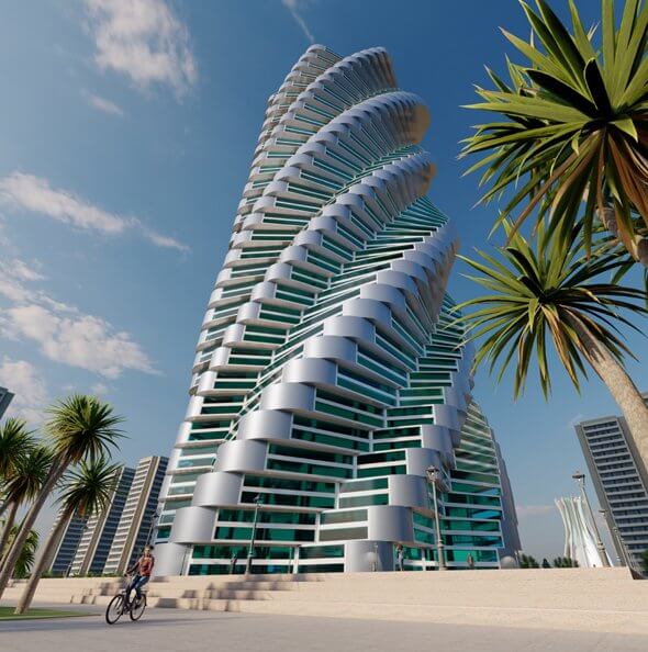 Tower - 3D Model by Hussein Alkharsan