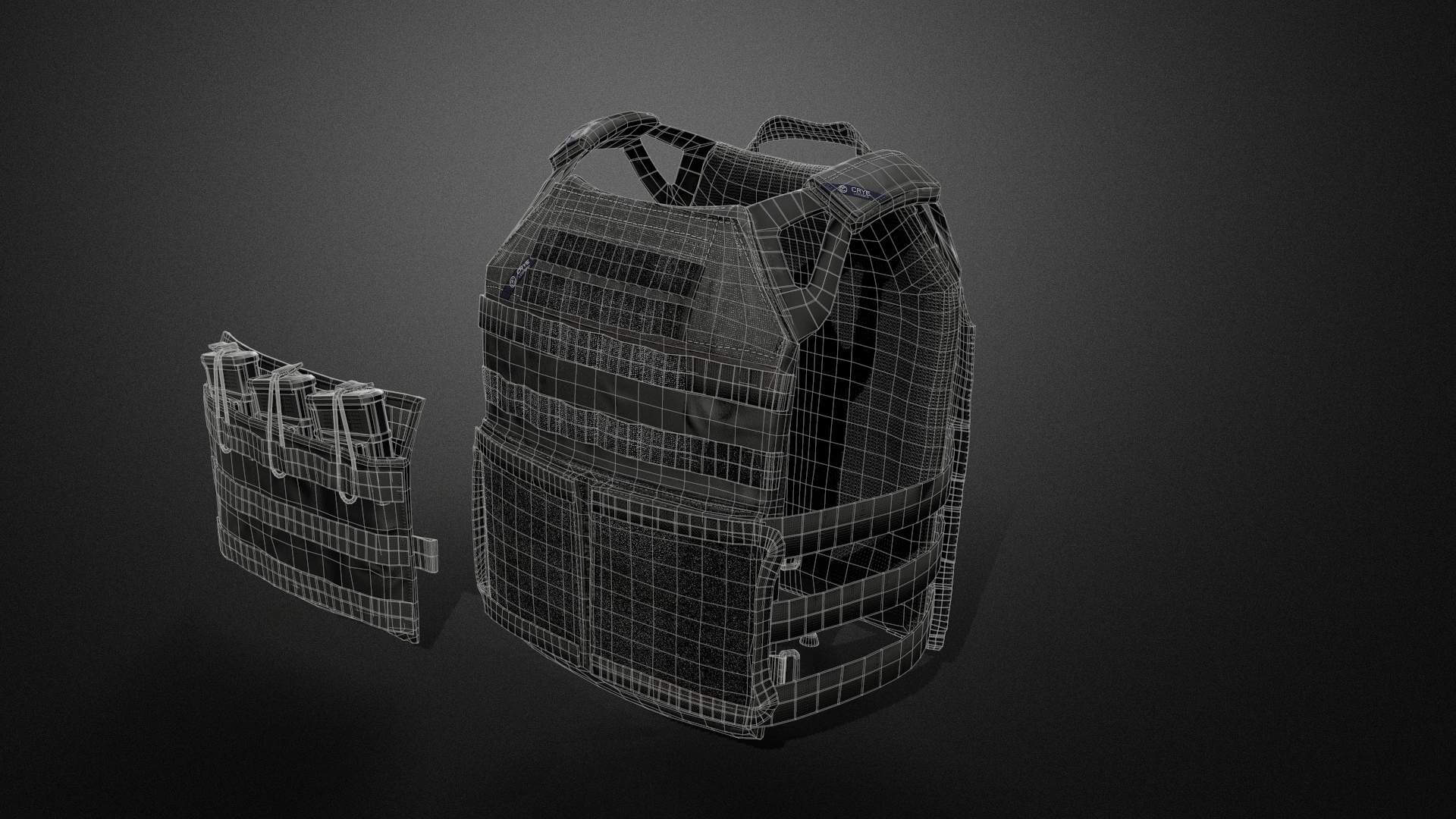 Crye JPC Vest - 3D Model by hussky9