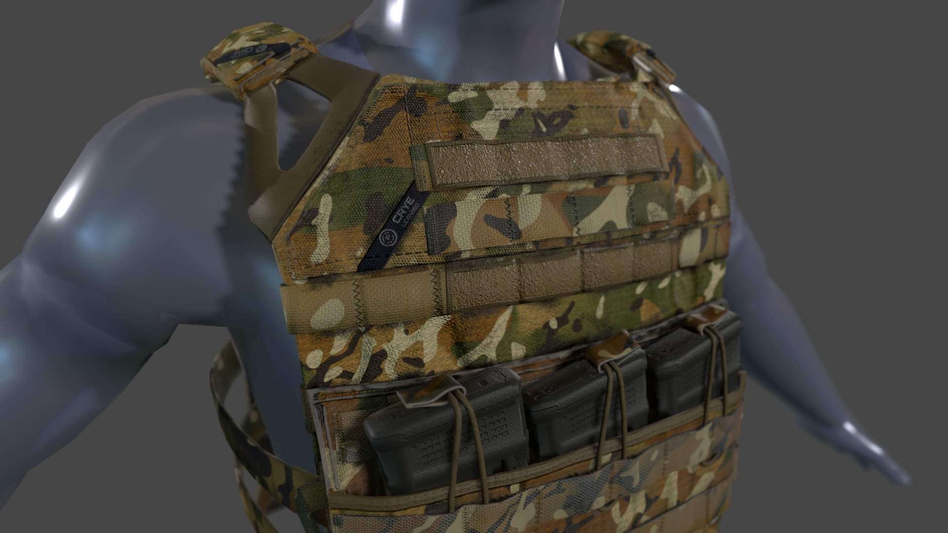 Crye JPC Vest - 3D Model by hussky9