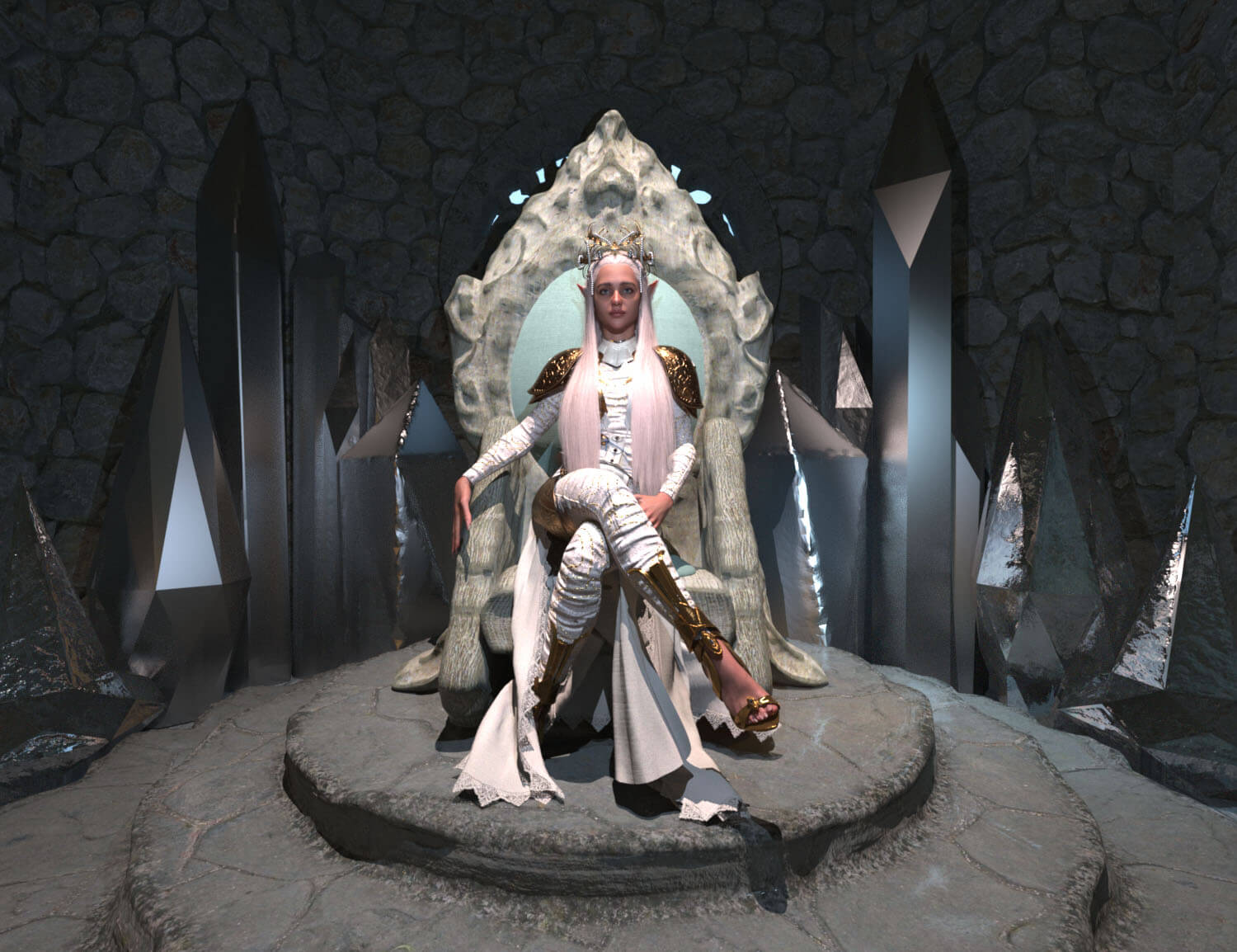Elven Sanctuary - Daz Content by HWWO