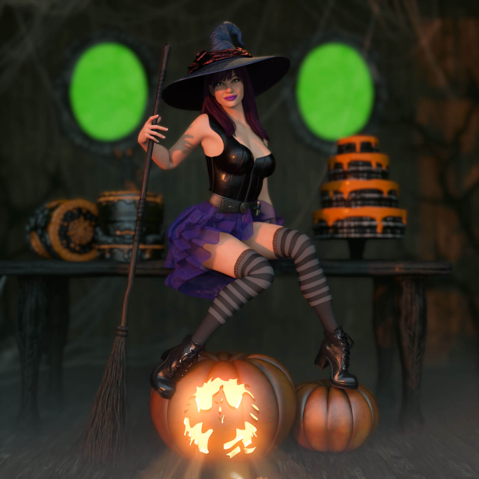 Gothoween Feast for DAZ Studio by HWWO
