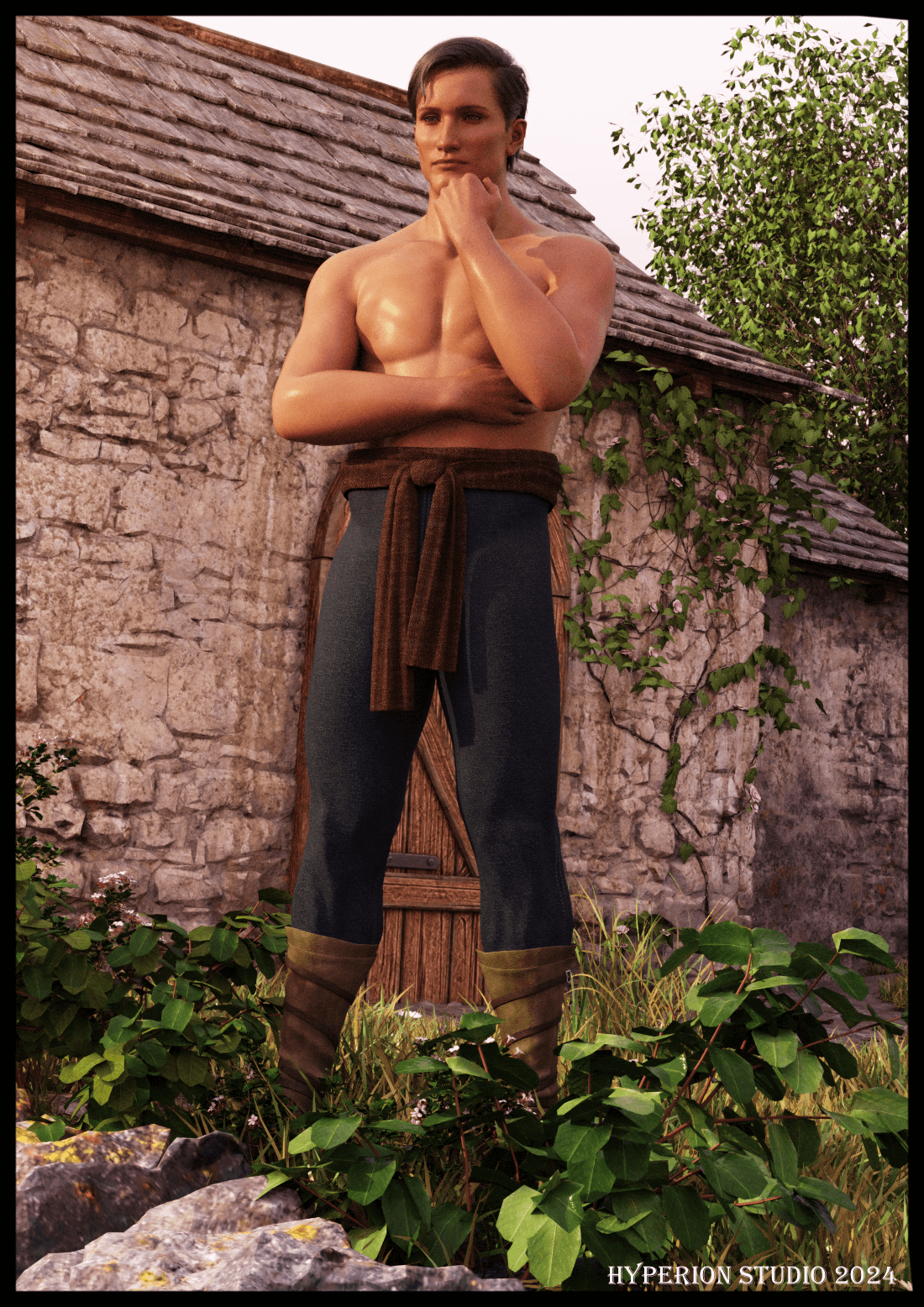 Dusan of Prizren 3D Render, Digital Art by Hyp-St