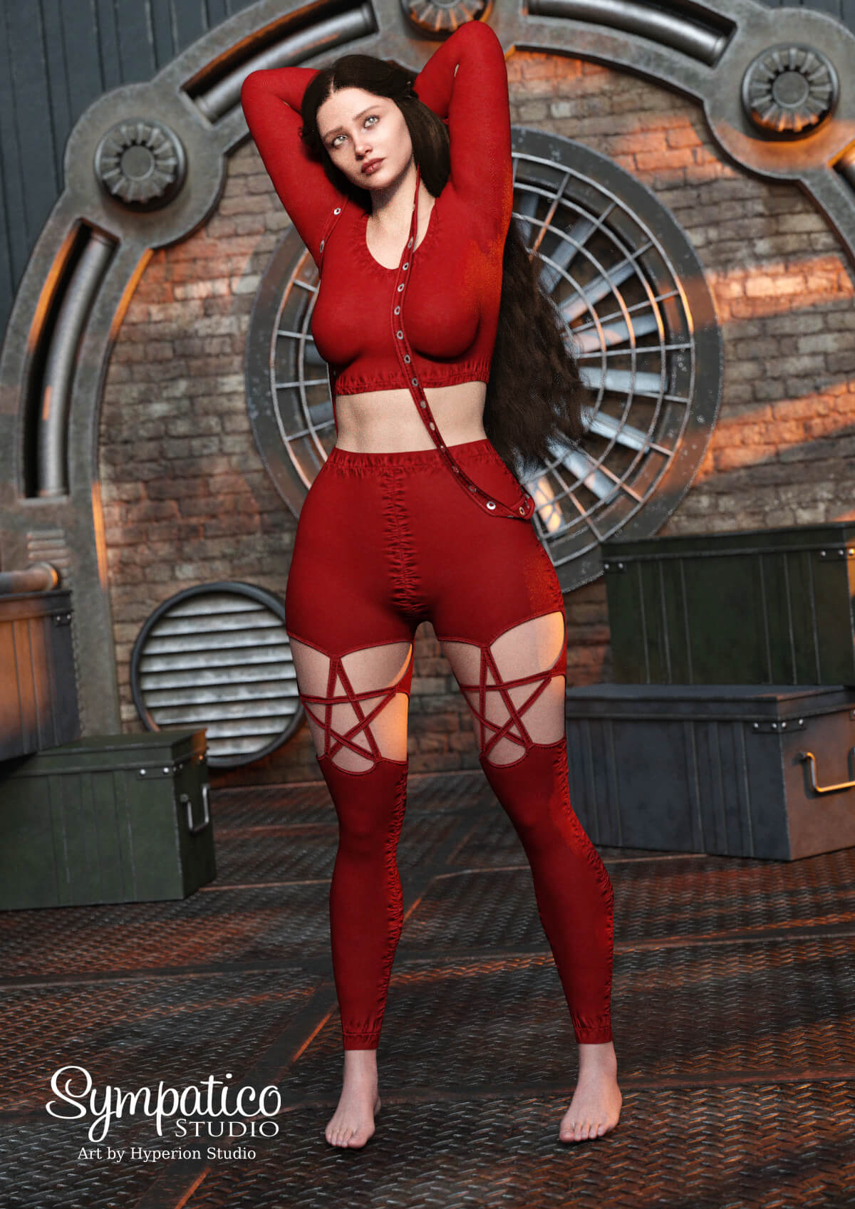 Gothic 3D Render, Digital Art by Hyp-St