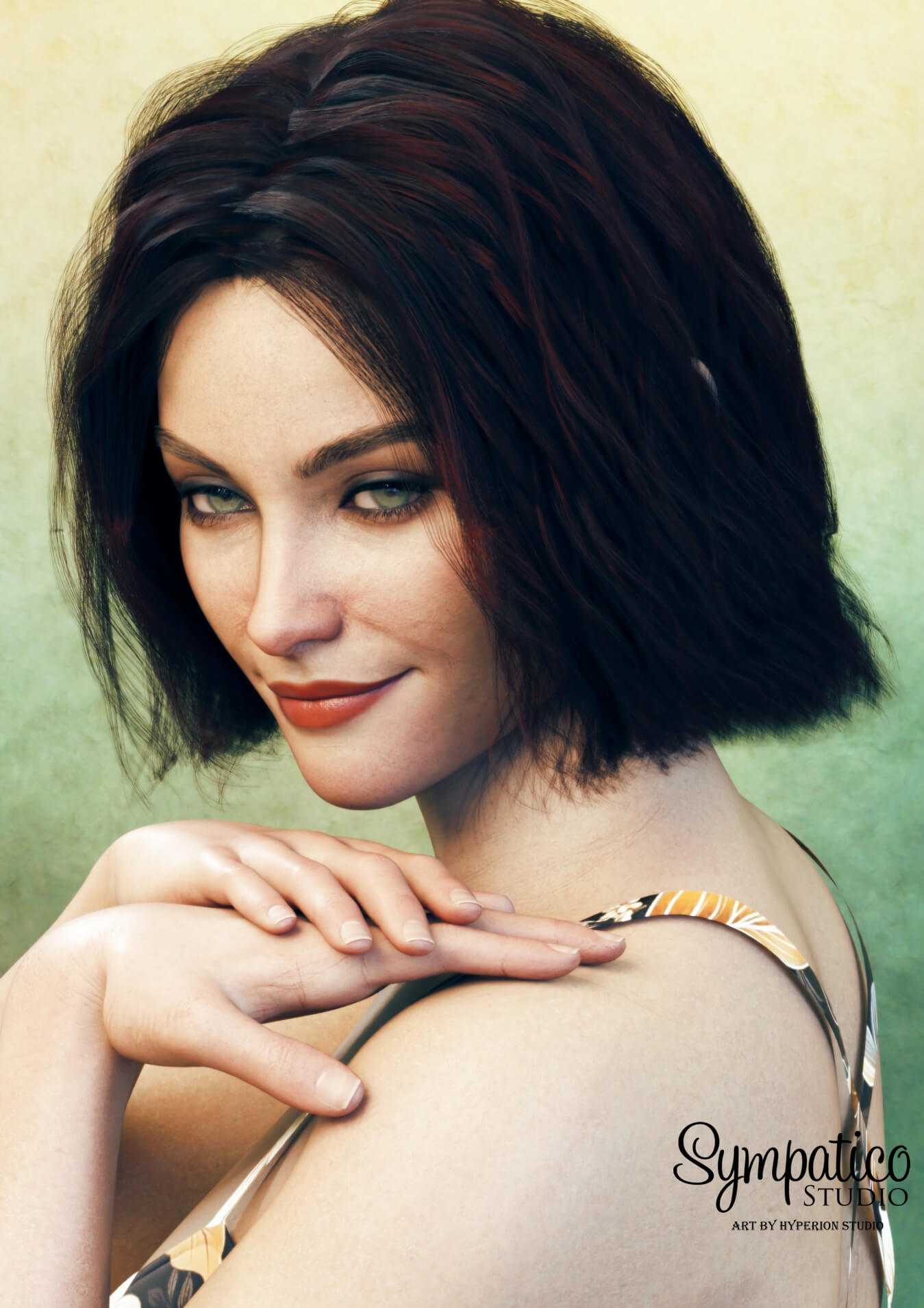 Harper 3D Render, Digital Art by Hyp-St