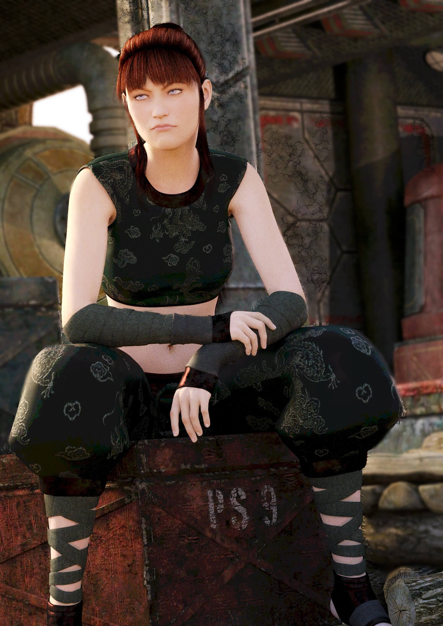 Look that can kill 3D Render, Digital Art by Hyp-St