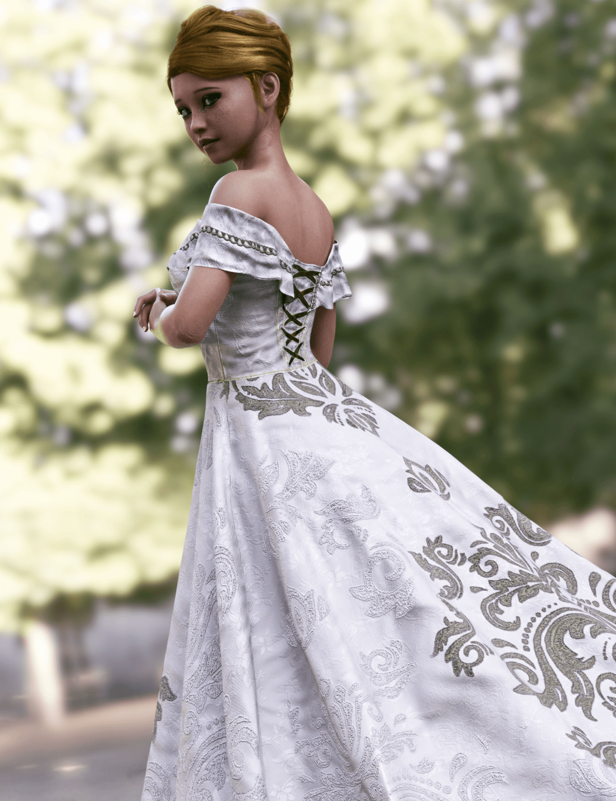 Princess Tai 3D Render, Digital Art by Hyp-St