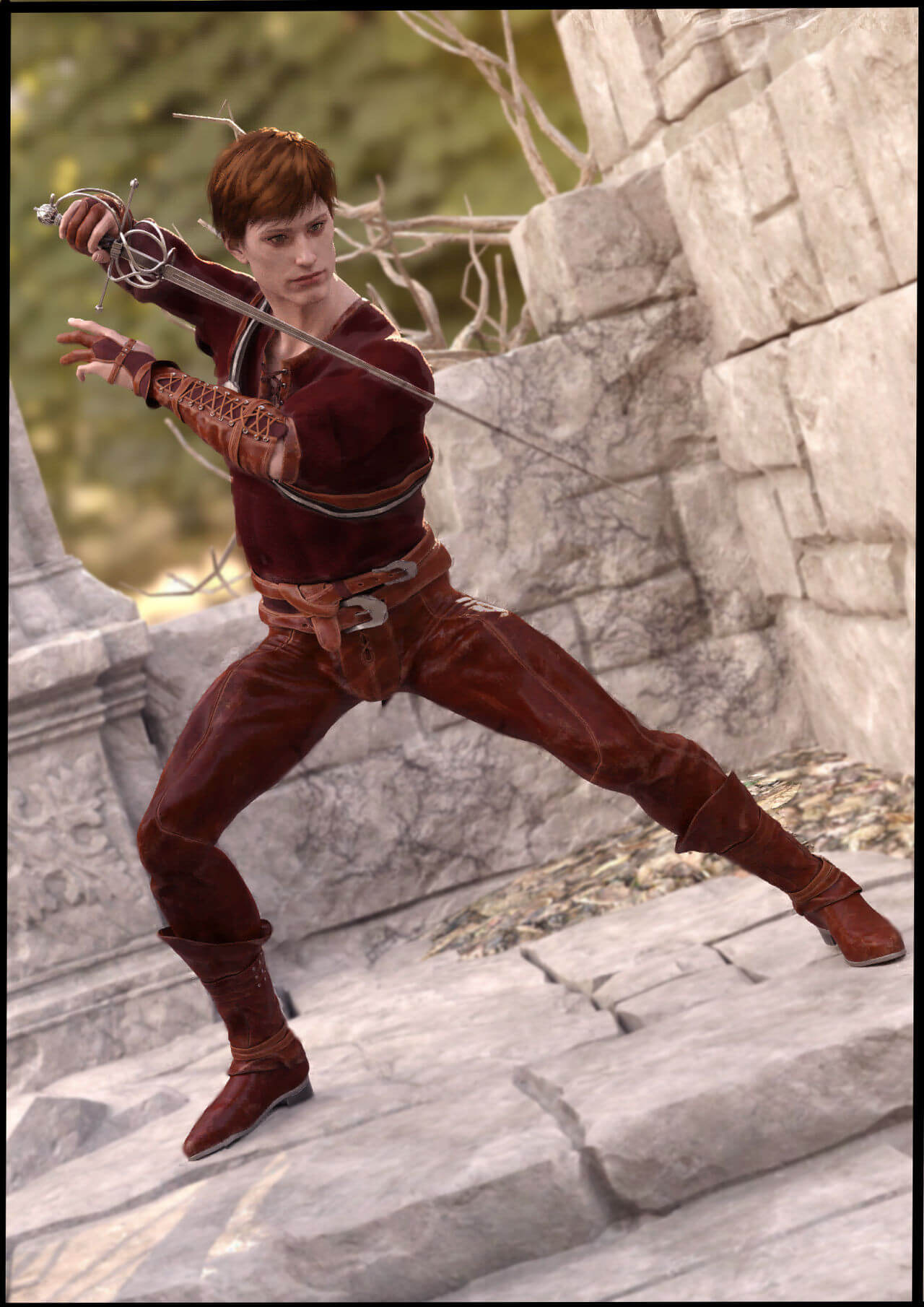 Rogue Defender 3D Render, Digital Art by Hyp-St