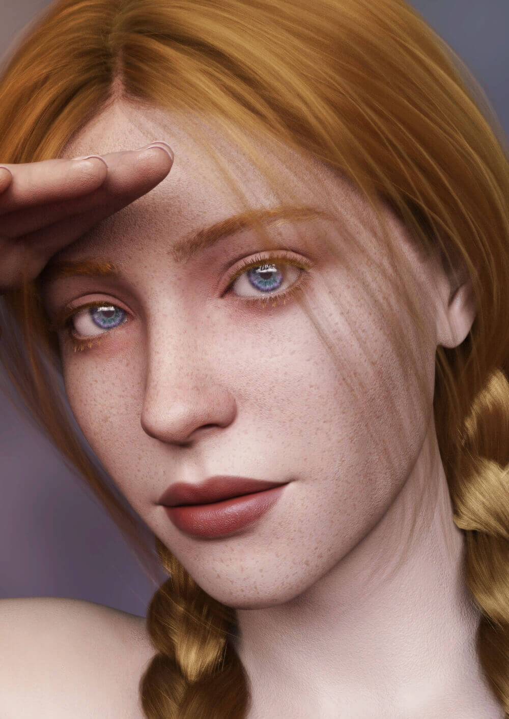 Sultry lips 3D Render, Digital Art by Hyp-St