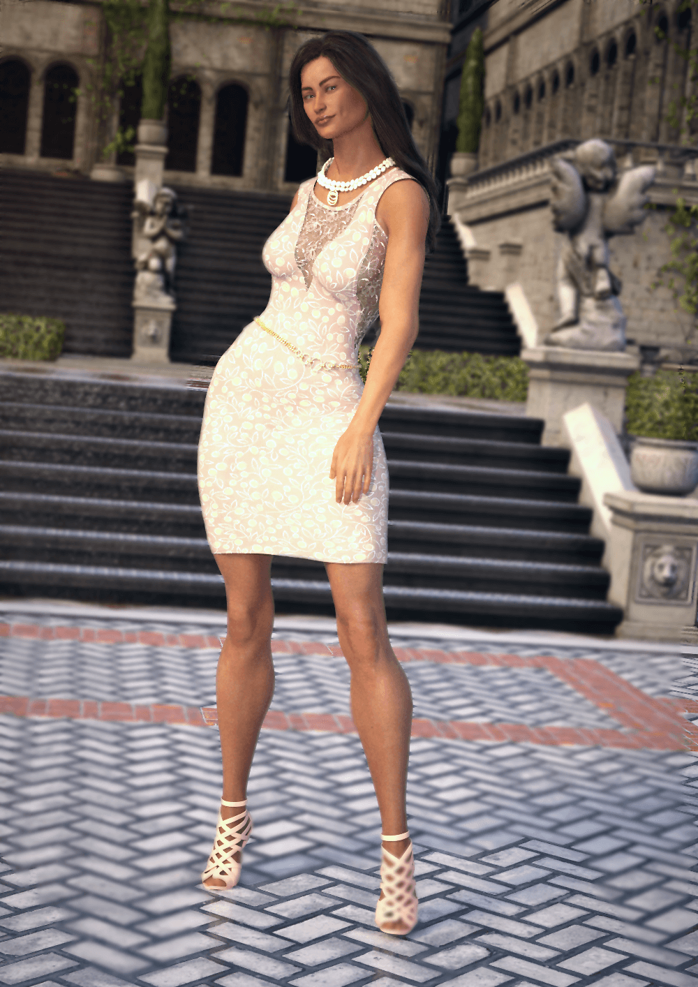 The model 3D Render, Digital Art by Hyp-St