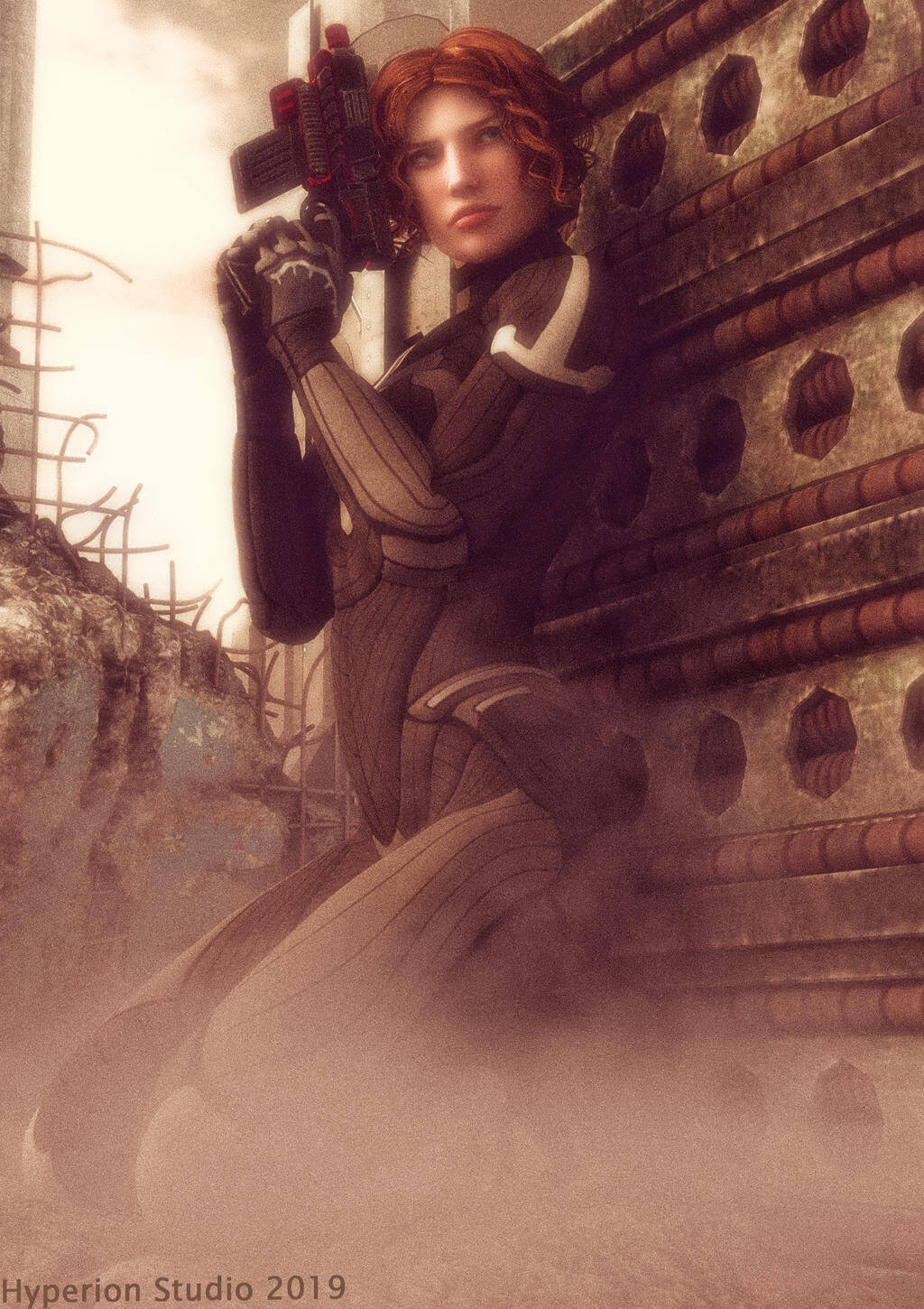 The stand 3D Render, Digital Art by Hyp-St