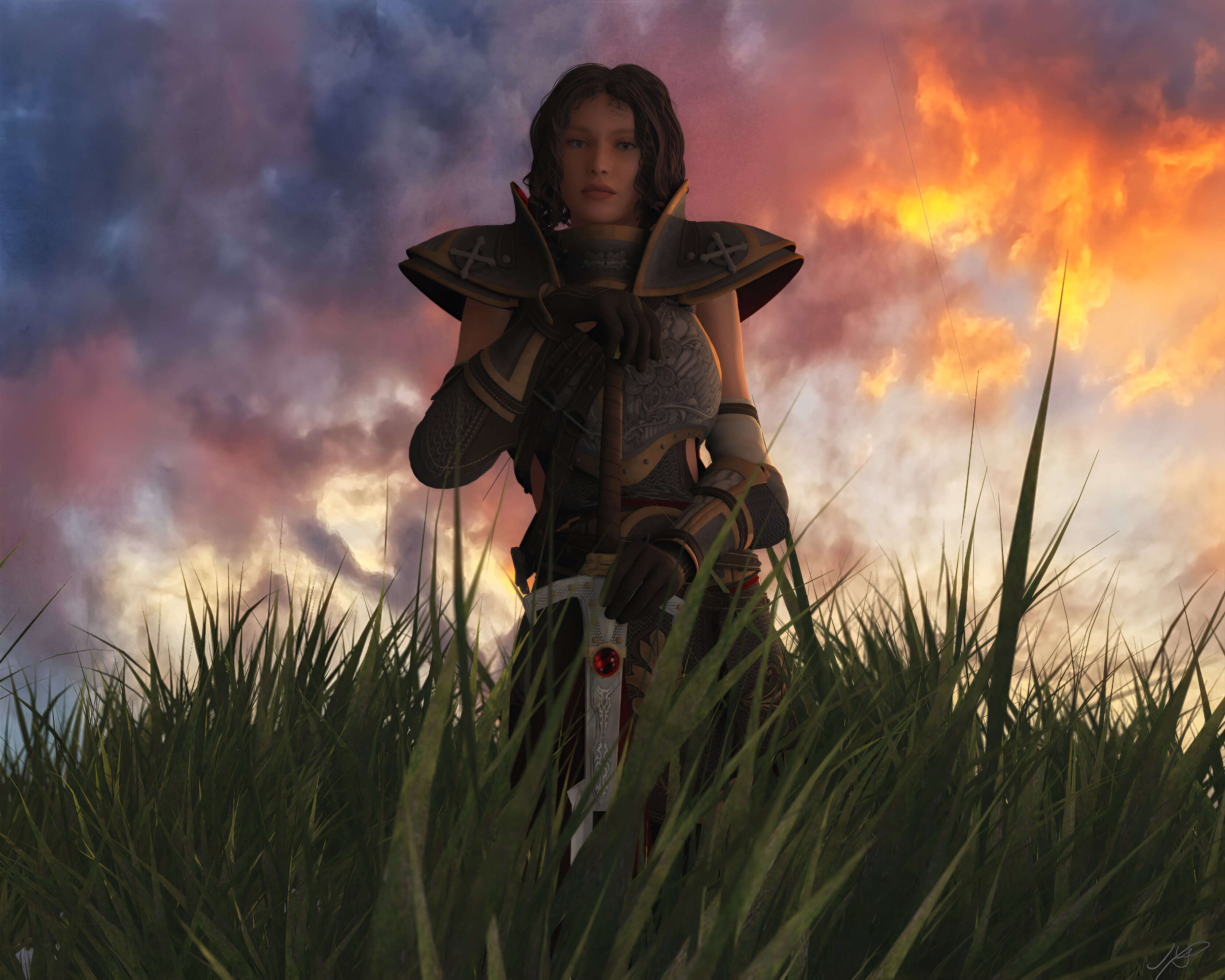 Virtue 3D Render, Digital Art by Hyp-St
