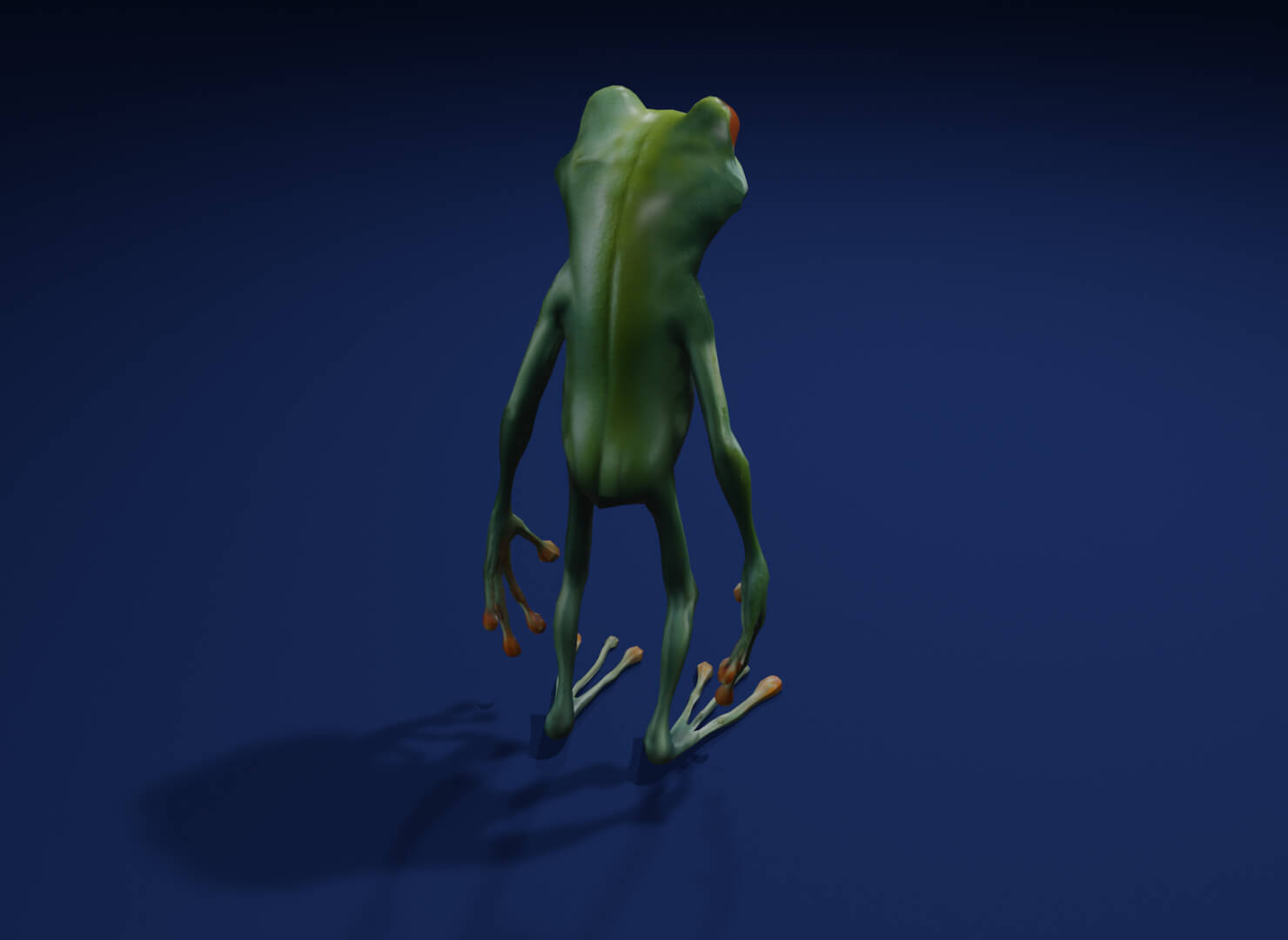Low Poly Frog - 3D Model by iam3d_ar