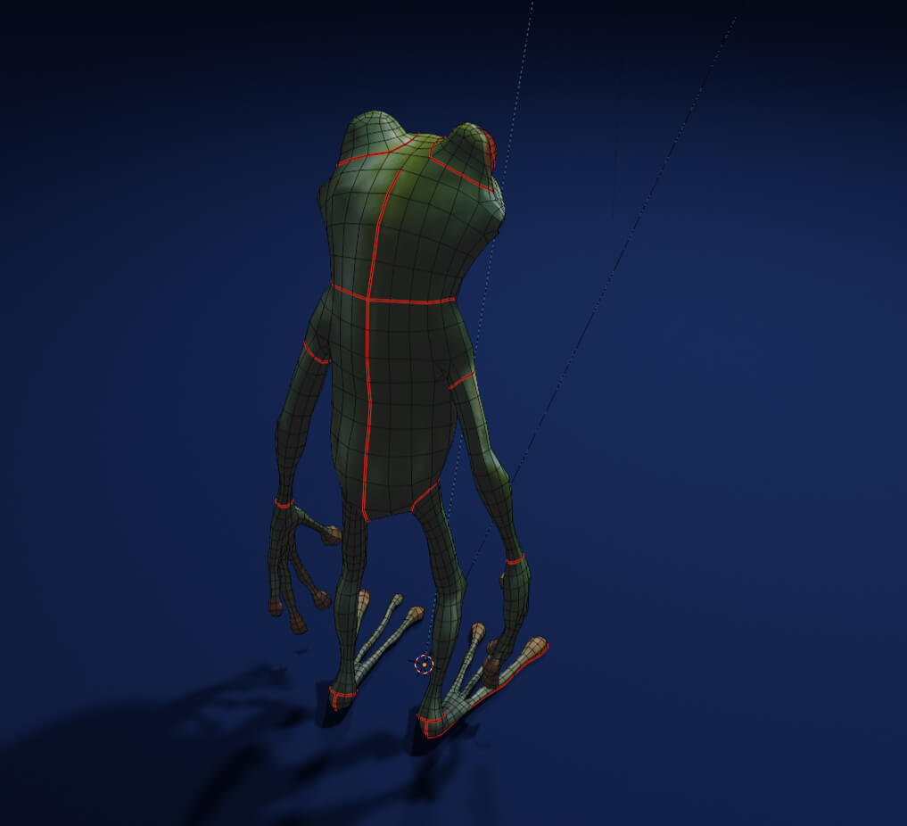 Low Poly Frog - 3D Model by iam3d_ar