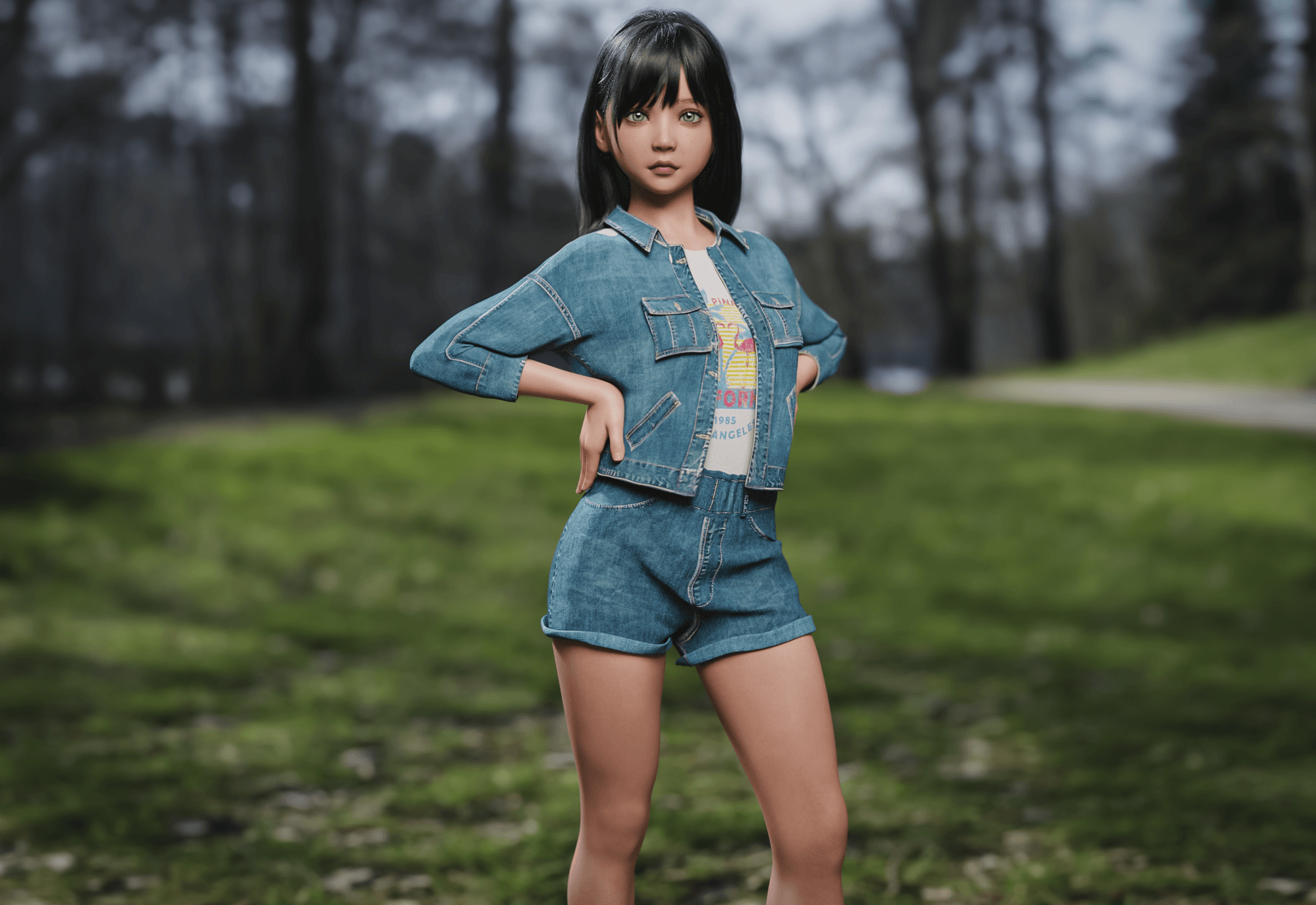 Emma Teen for Genesis 8.1 Female 3D Render by iamnikk