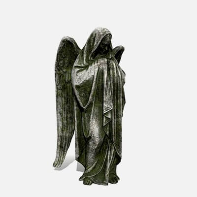 Angel Statue 02 - 3D Model by icekazim