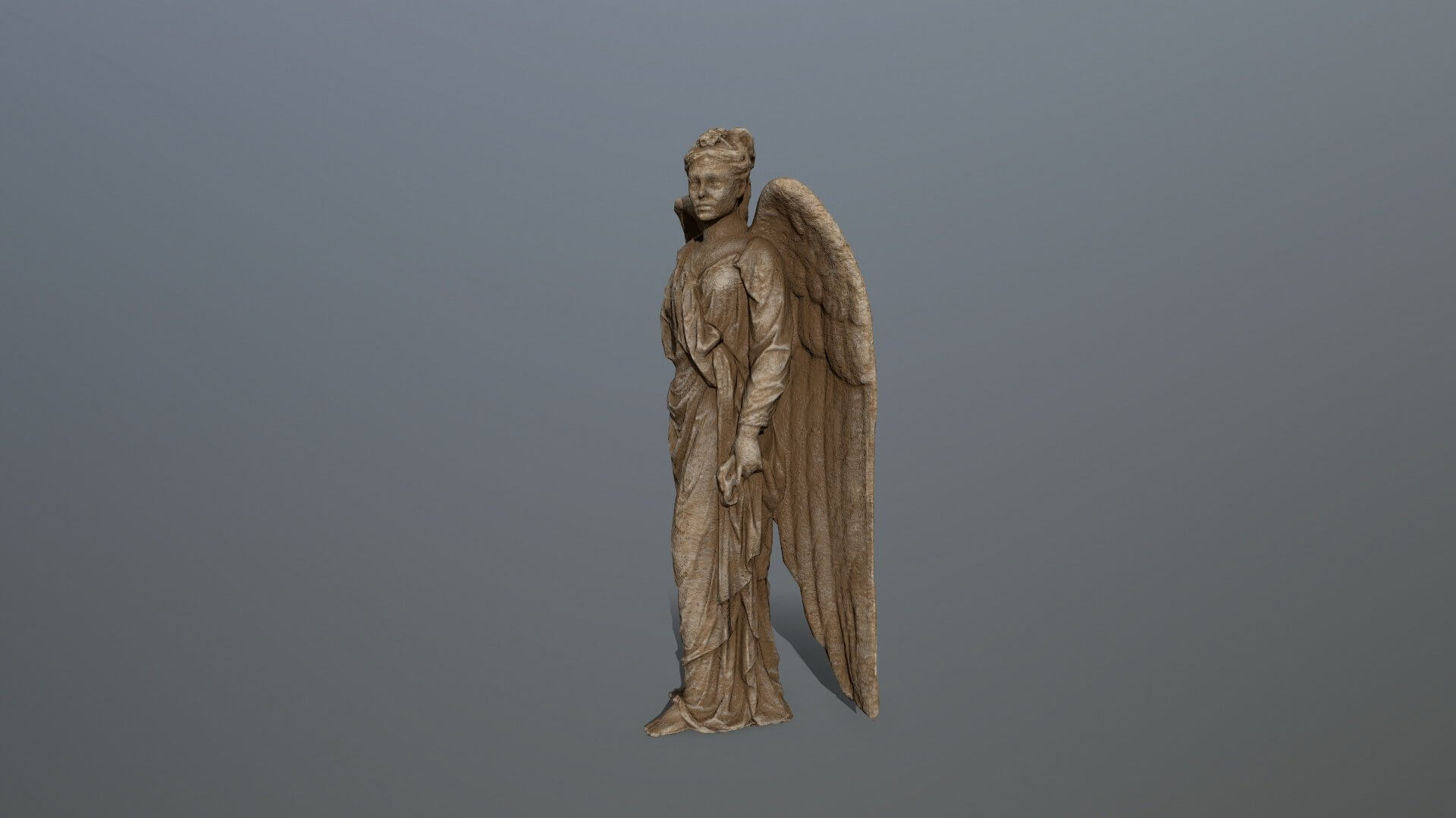 Angel Statue 13 - 3D Model by icekazim