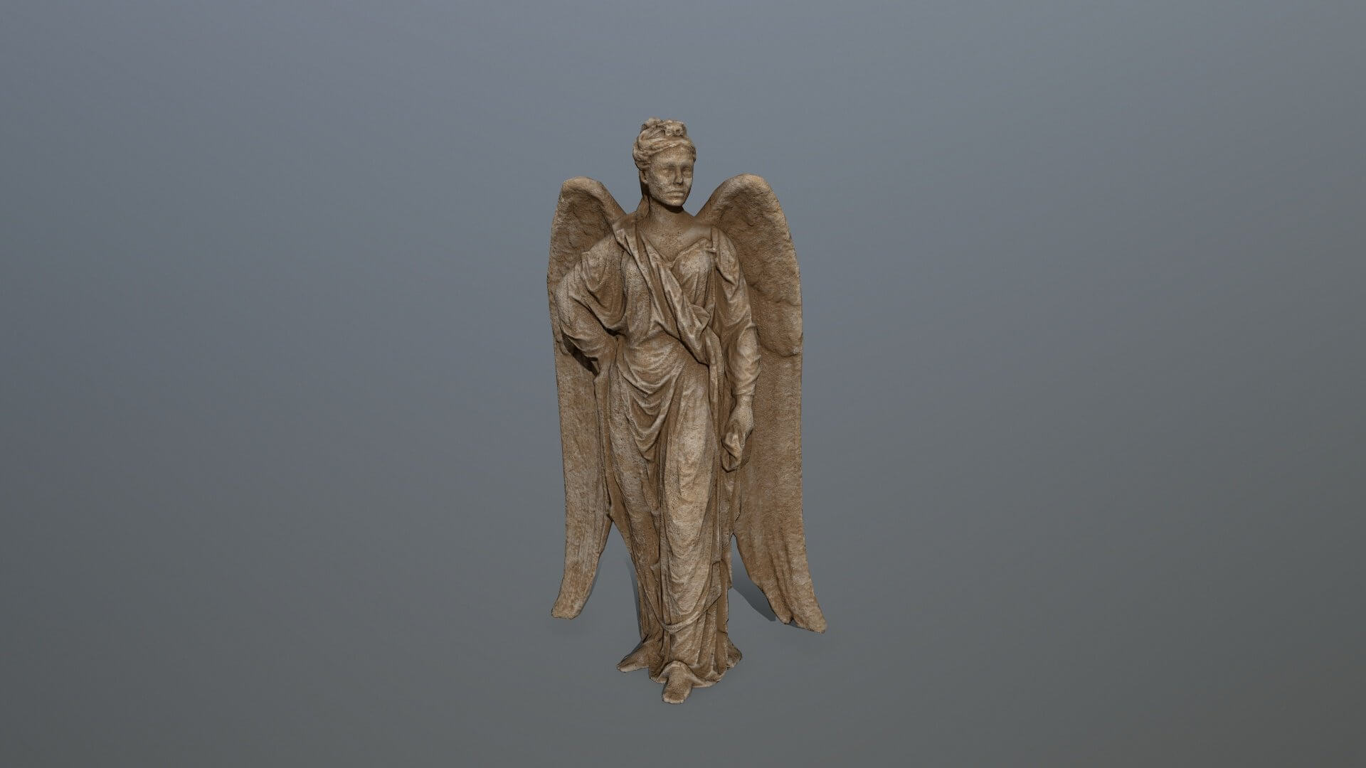 Angel Statue 13 - 3D Model by icekazim