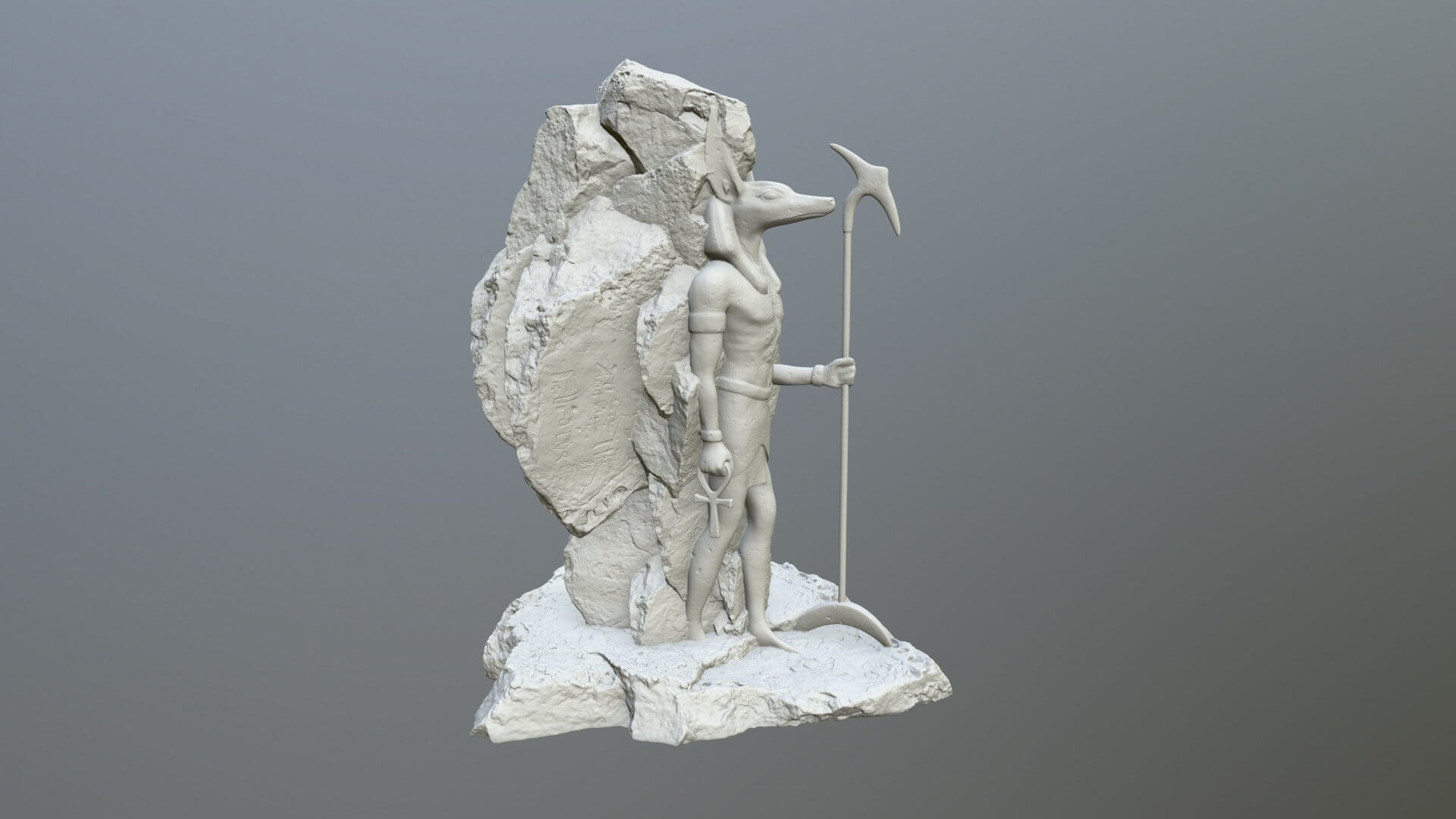 Anibus Statue - 3D Print Model by icekazim