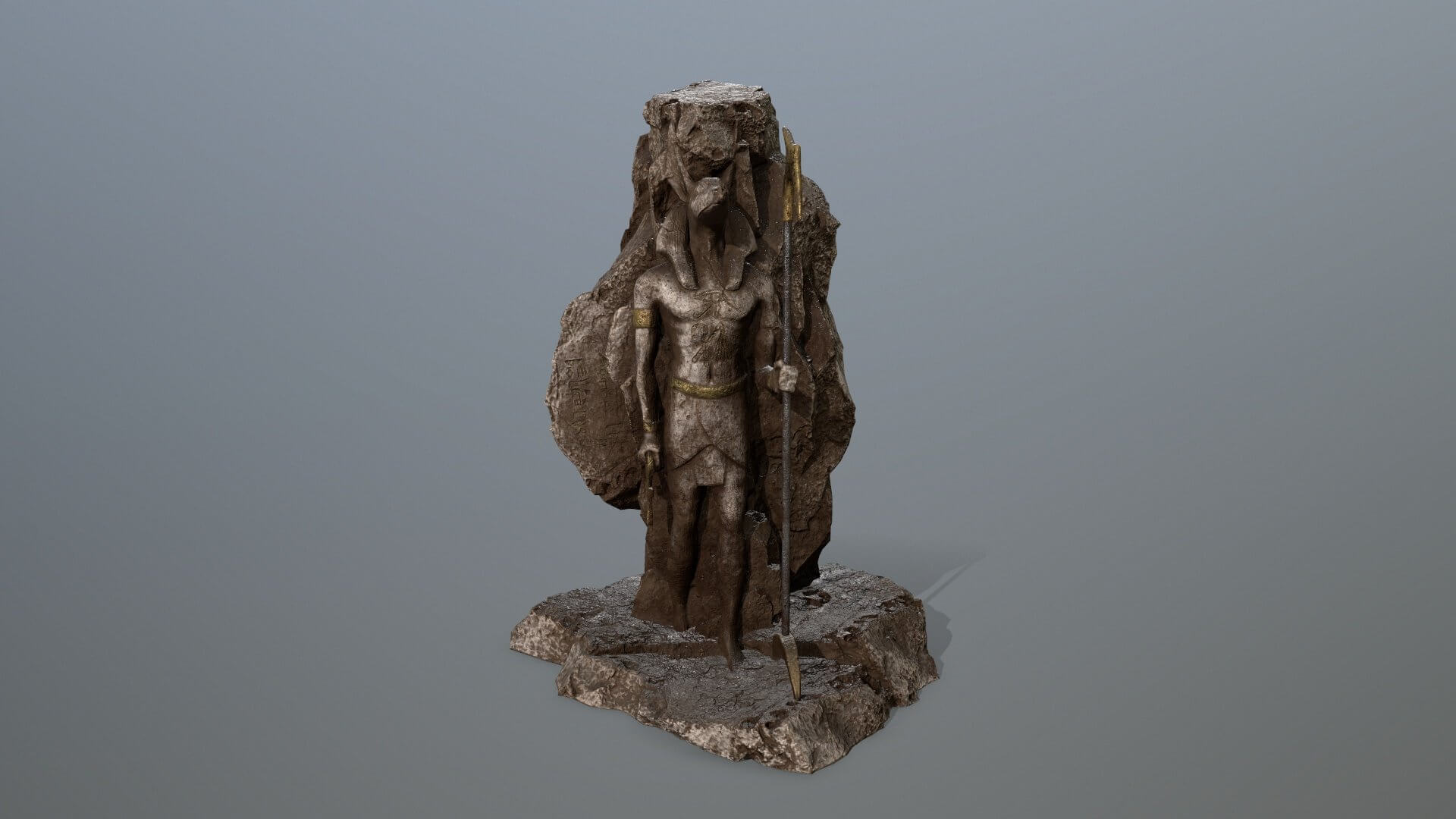 Anibus Statue - 3D Model by icekazim