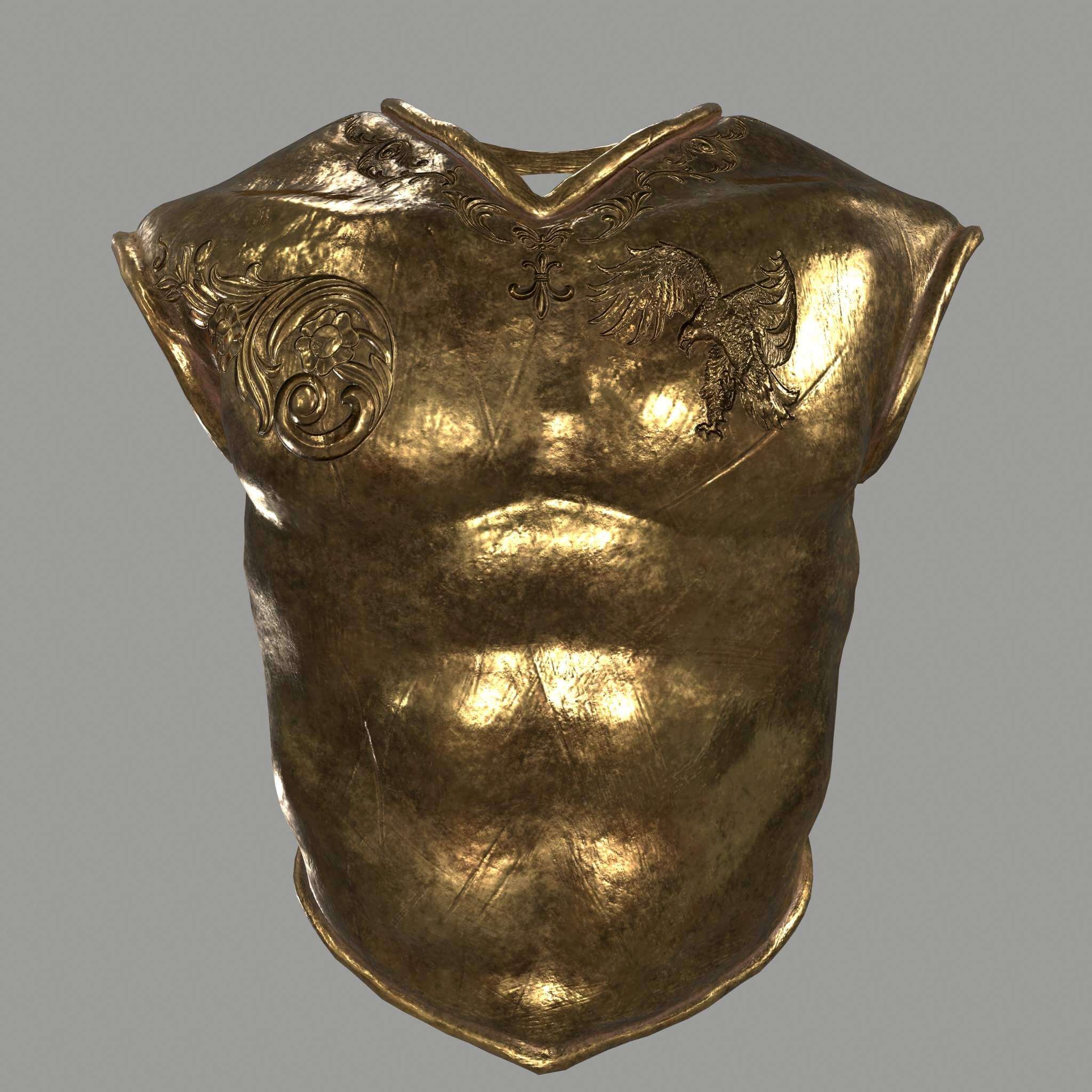 Gladiator Armor Set - 3D Model by icekazim