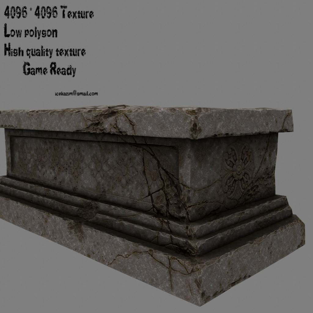 Stone Base - 3D Model by icekazim