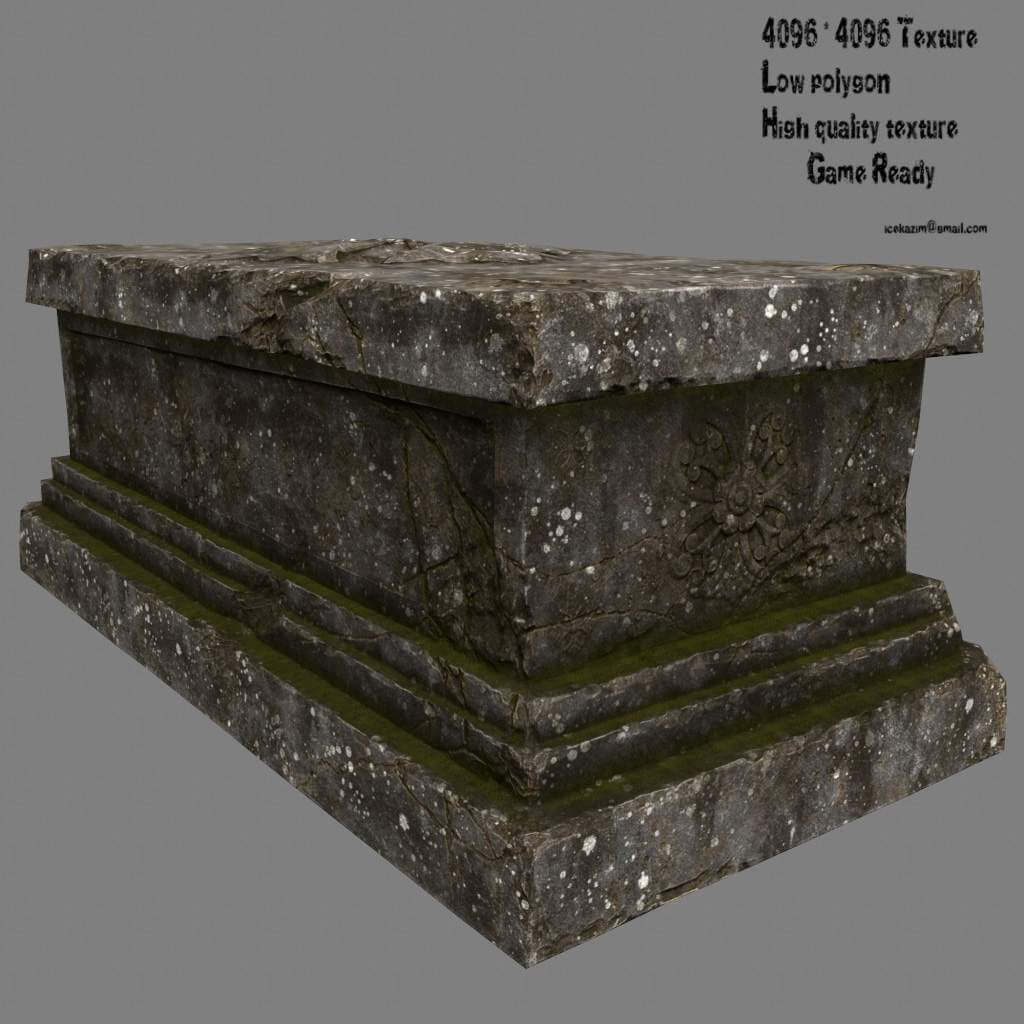 Stone Base - 3D Model by icekazim