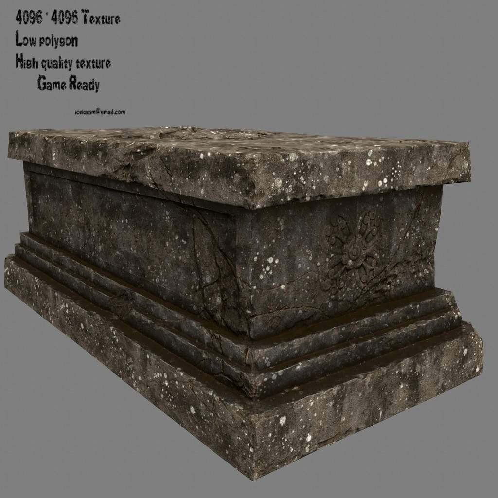 Stone Base - 3D Model by icekazim