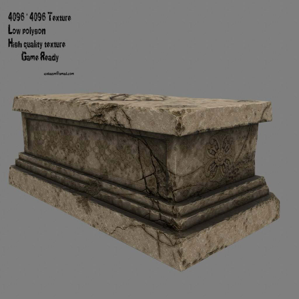 Stone Base - 3D Model by icekazim