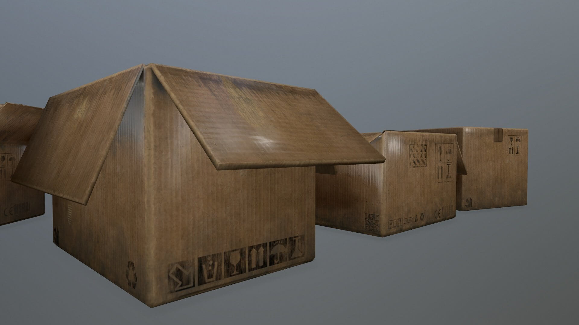 Boxes - 3D Model by icekazim