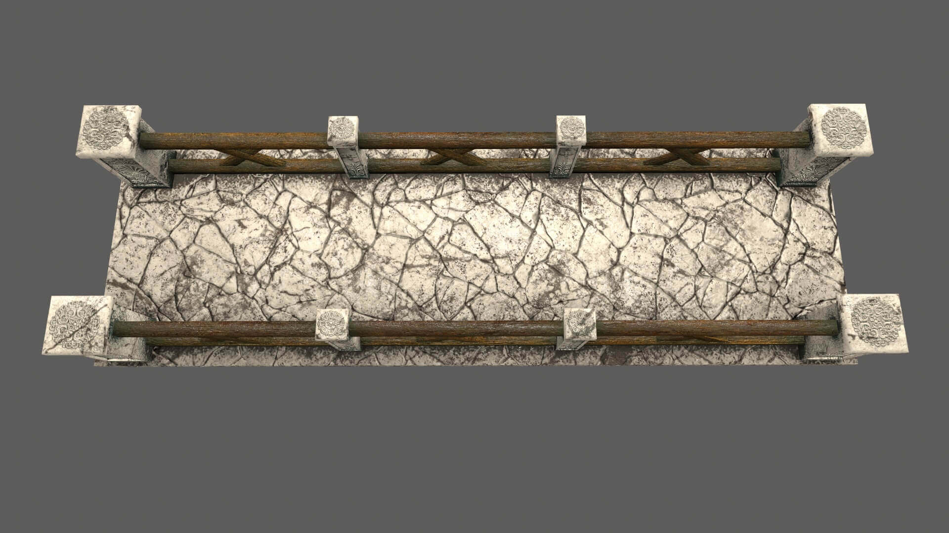 Stone Bridge - 3D Model by icekazim