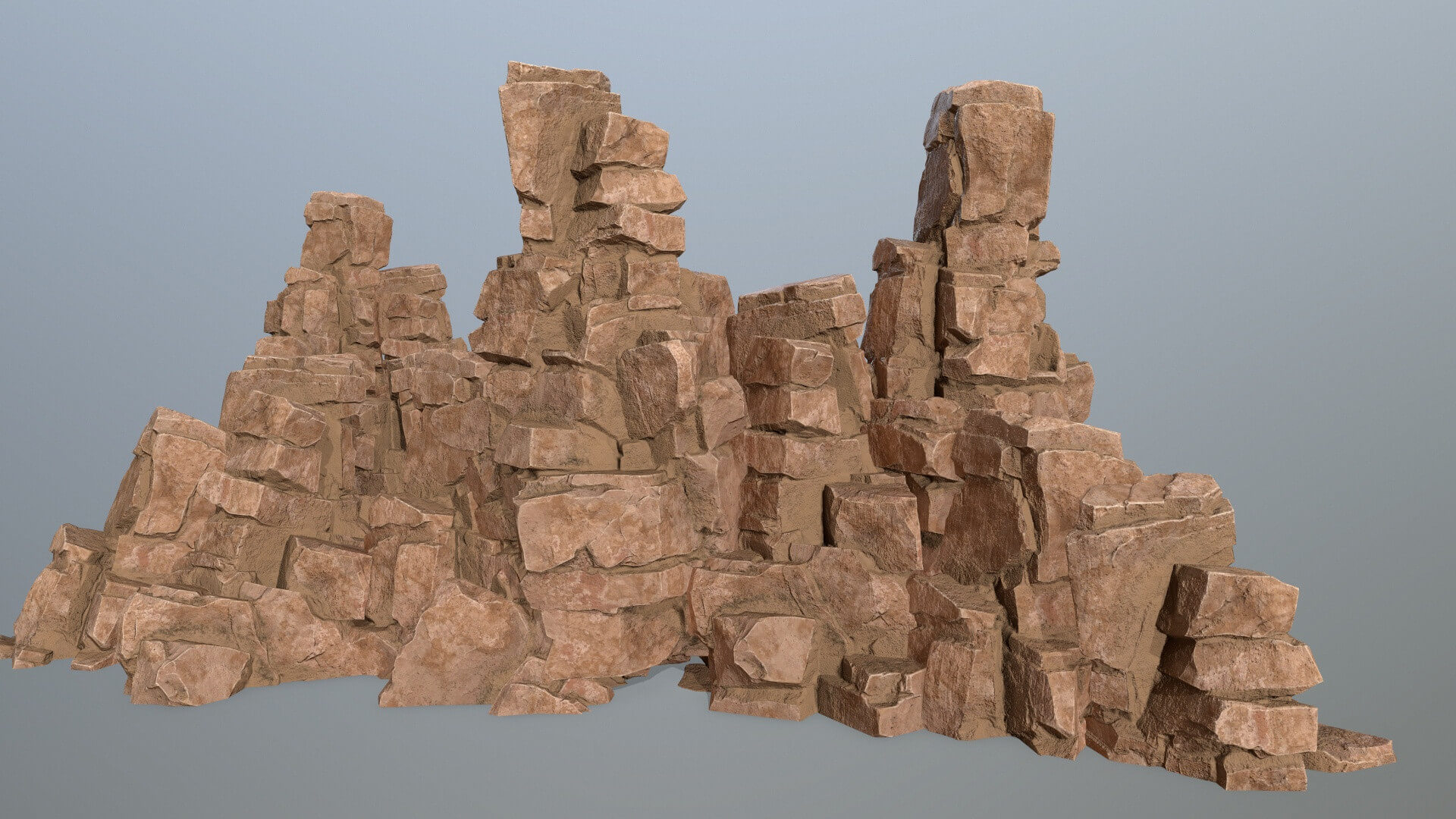 Desert Rock 1 - 3D Model by icekazim