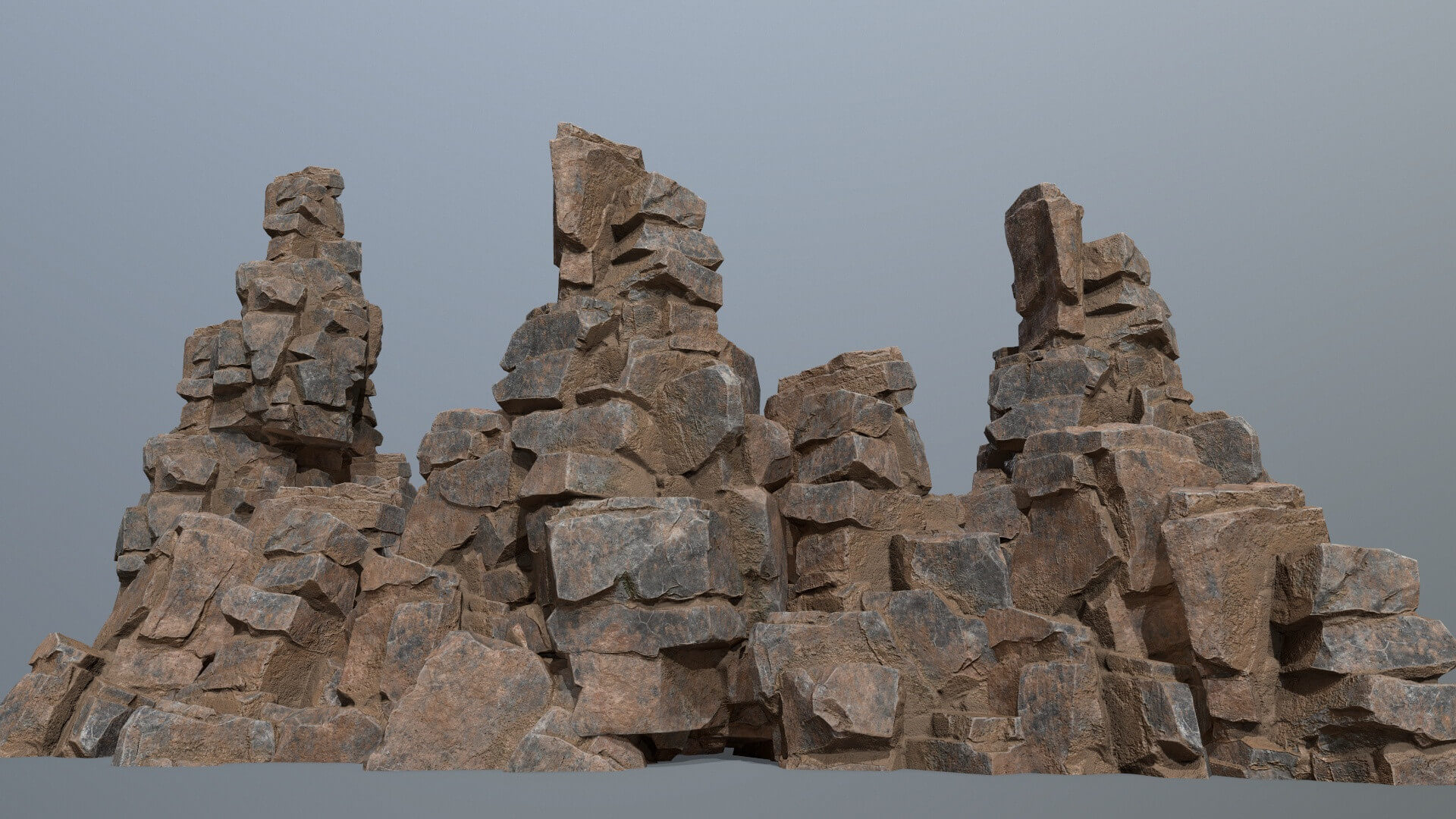 Cliff Rock 1 - 3D Model by icekazim