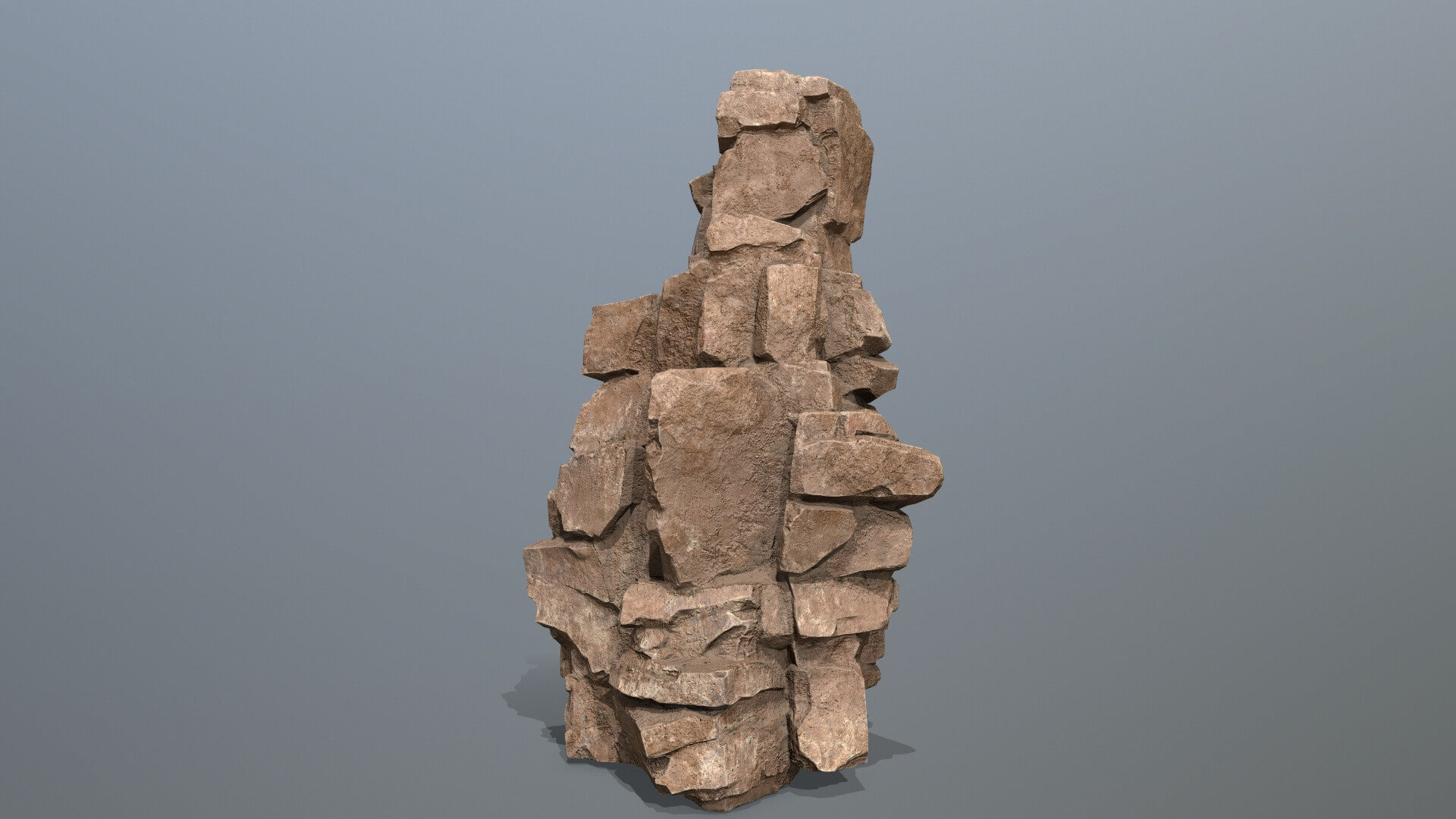 Cliff Rock 2 - 3D Model by icekazim