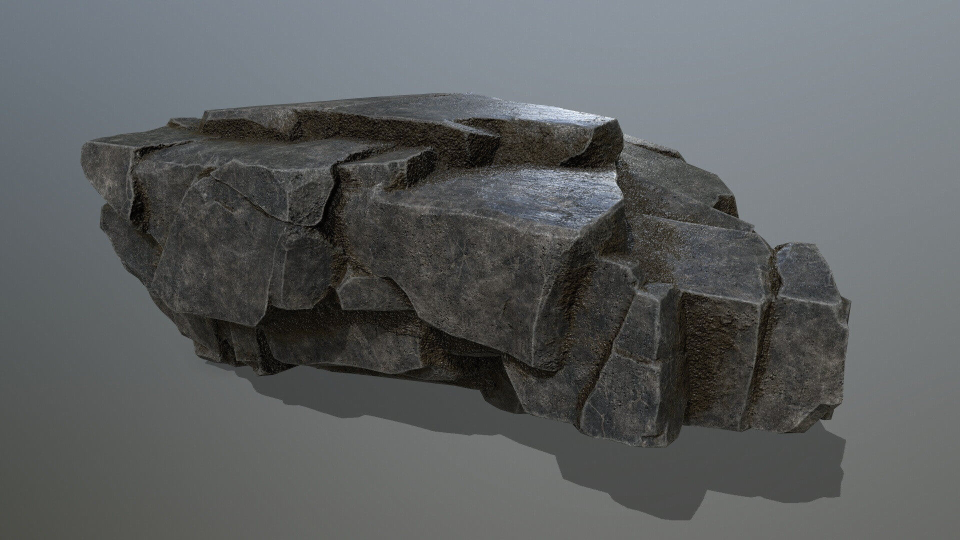 Cliff Rocks 1 - 3D Model by icekazim