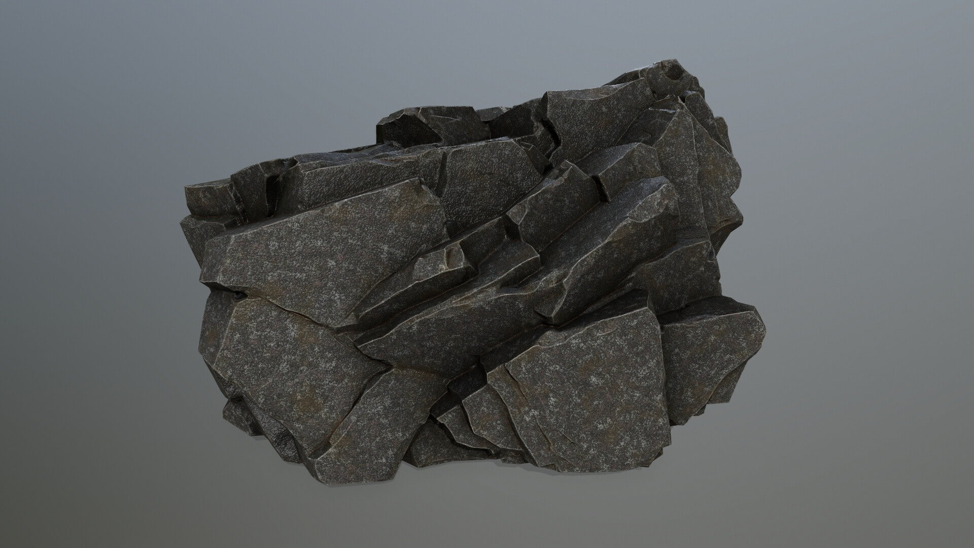 Cliff Rocks 6 - 3D Model by icekazim