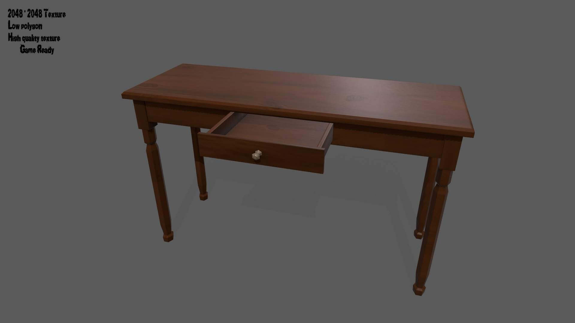 Console Table - 3D Model by icekazim