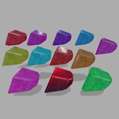 Crystal 1 - 3D Model by icekazim