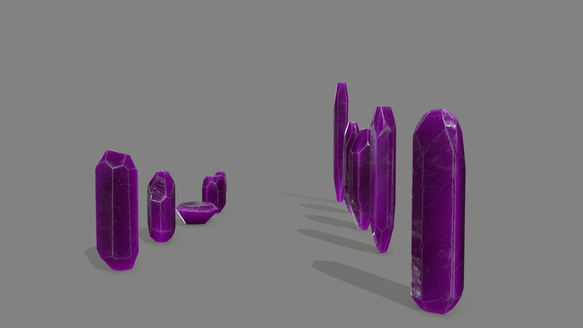 Crystal Set 08 - 3D Model by icekazim