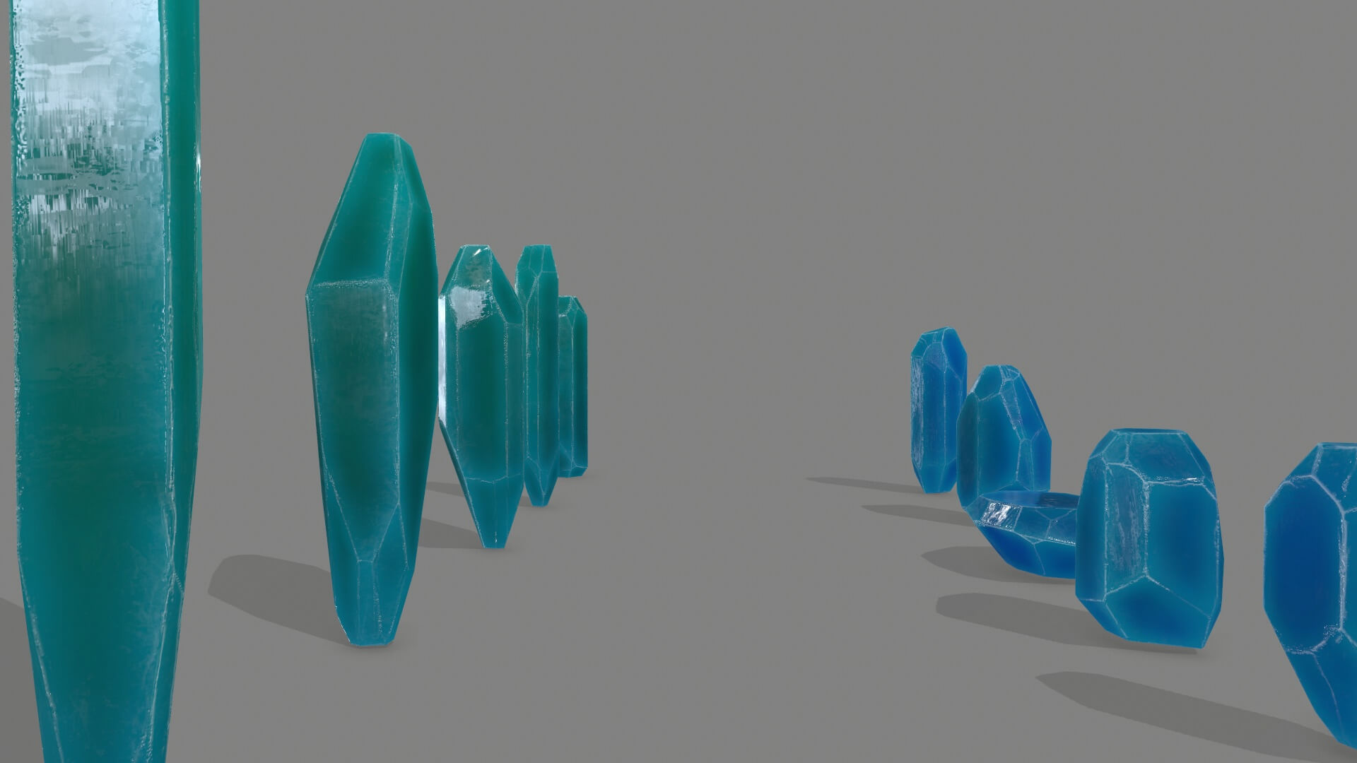 Crystal Set 1 - 3D Model by icekazim