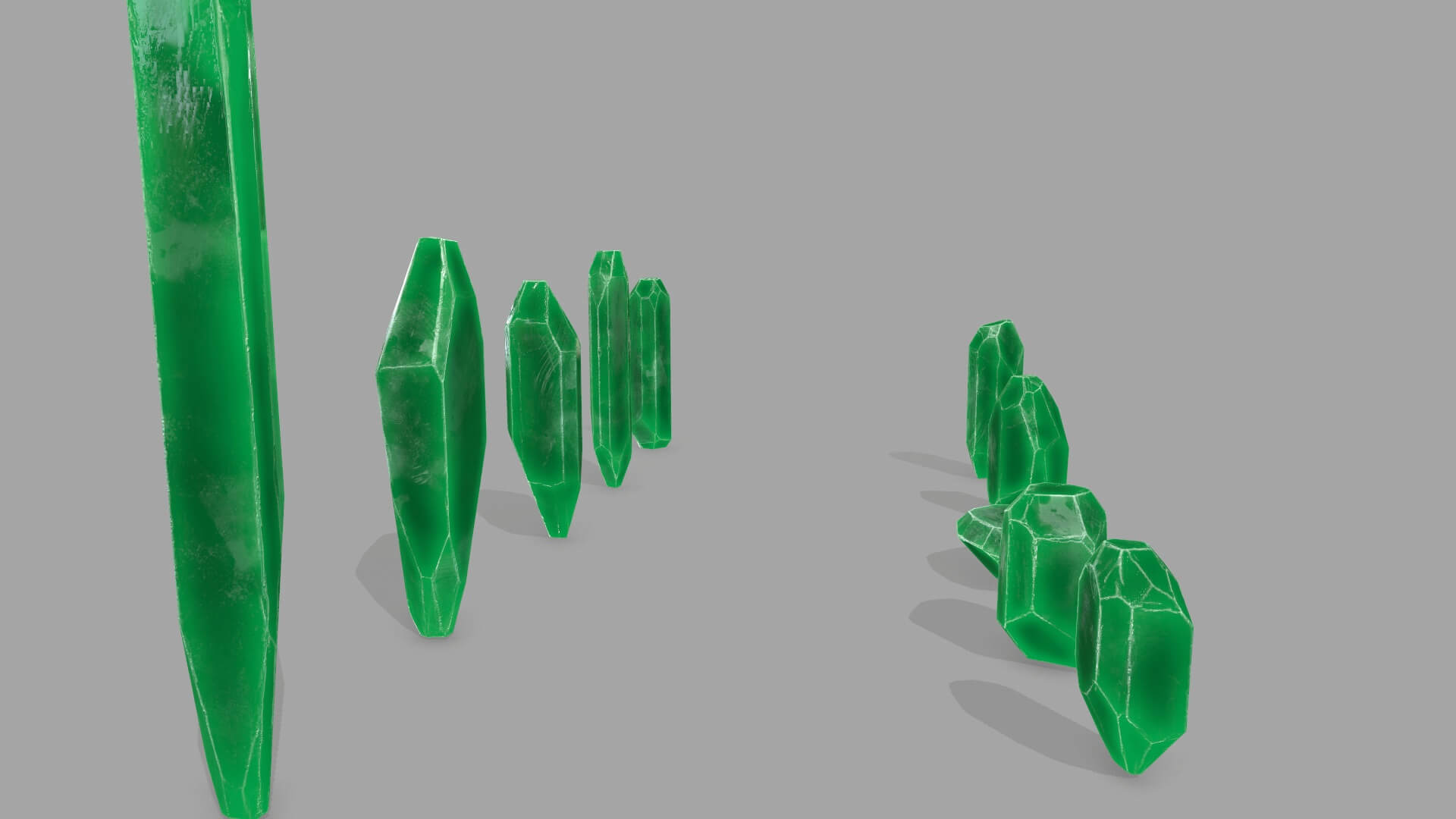 Crystal Set 5 - 3D Model by icekazim