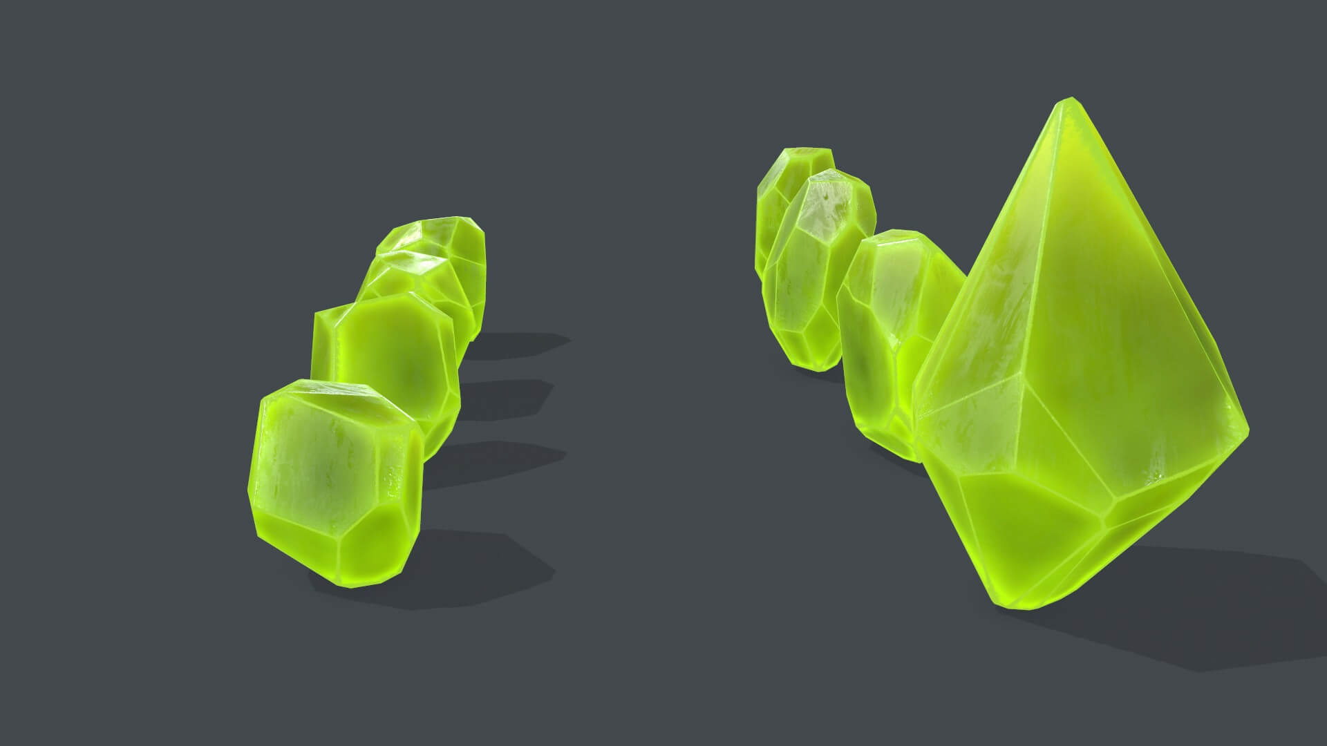 Crystal Set 7 - 3D Model by icekazim