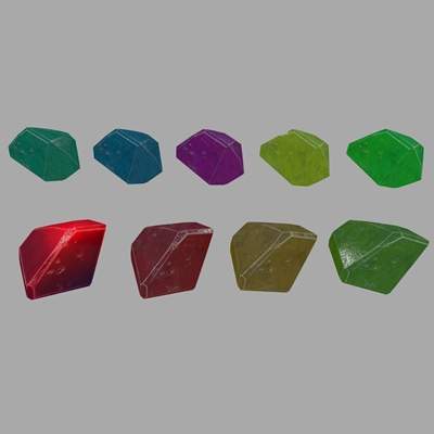 Crystal - 3D Model by icekazim