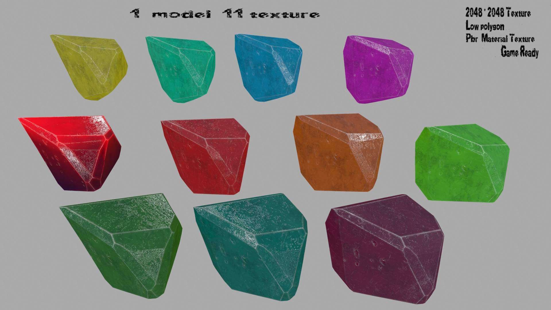 Crystal - 3D Model by icekazim