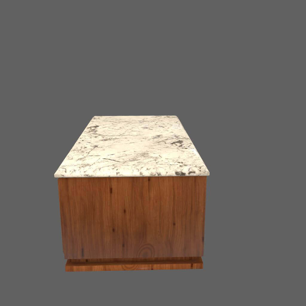Marble Desk - 3D Model by icekazim