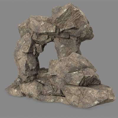 Stone Gateway - 3D Model by icekazim