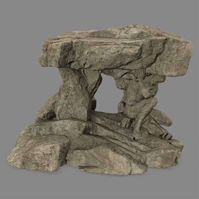 Stone Gateway - 3D Model by icekazim