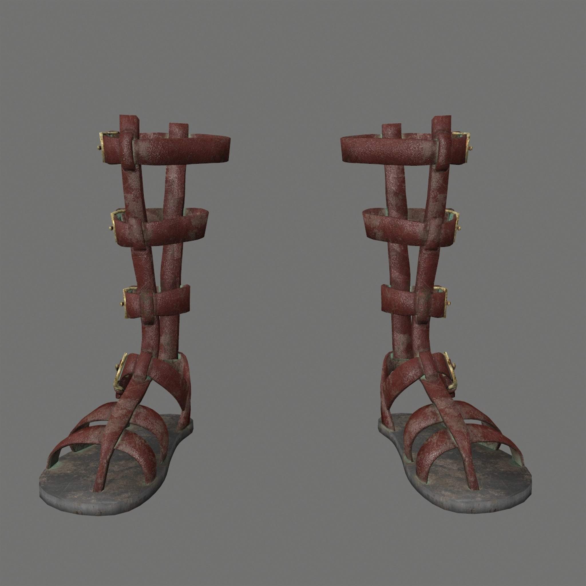Gladiator Armor Set - 3D Model by icekazim