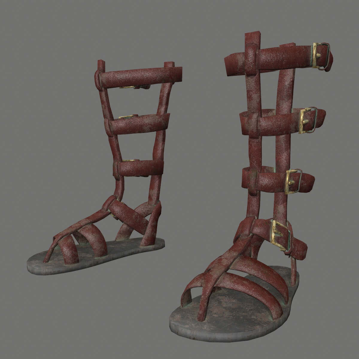 Gladiator Set - 3D Model by icekazim