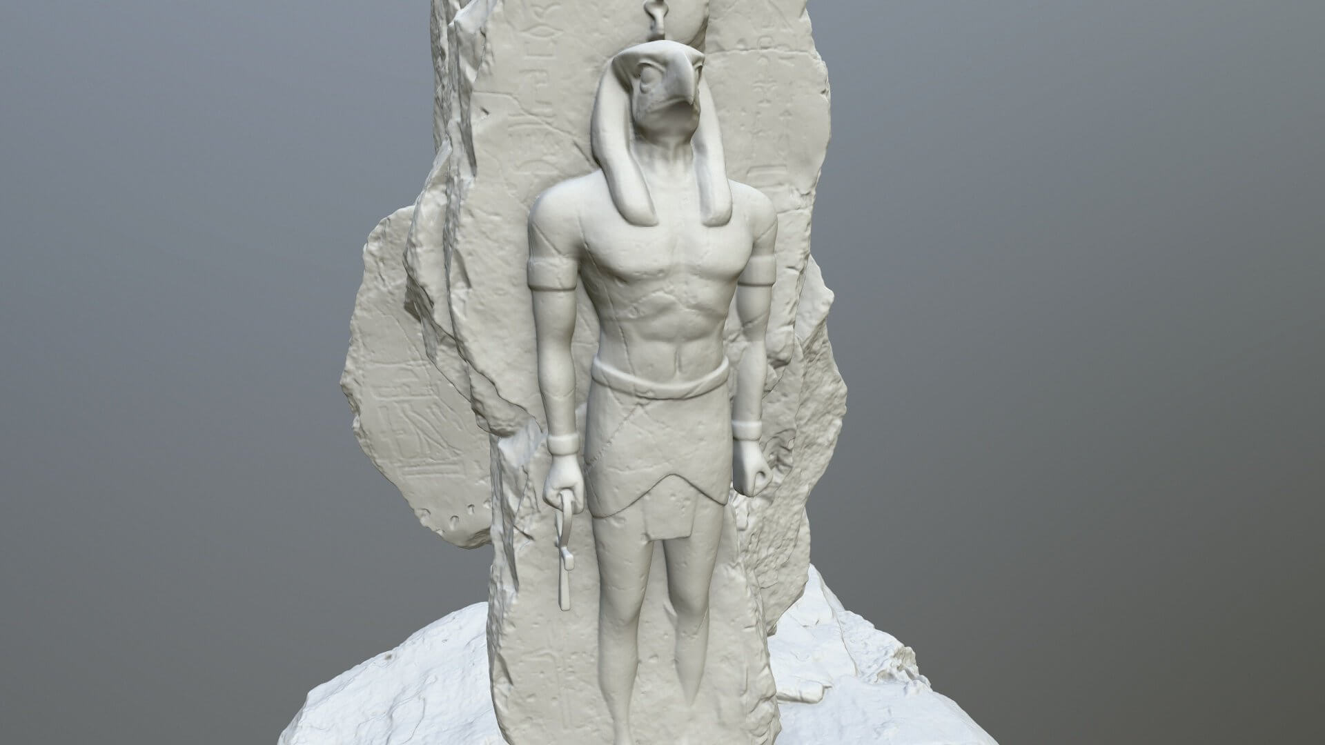 Horus Statue - 3D Model by icekazim